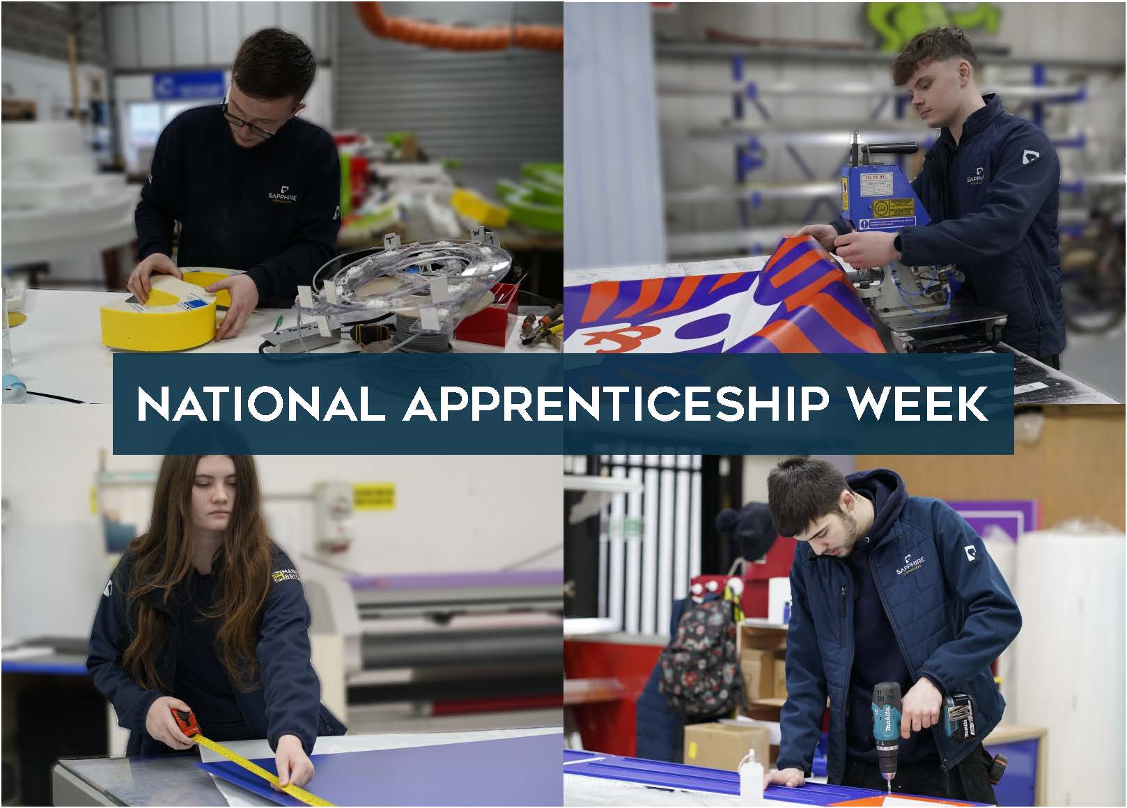 National Apprenticeship week - Sapphire Signs