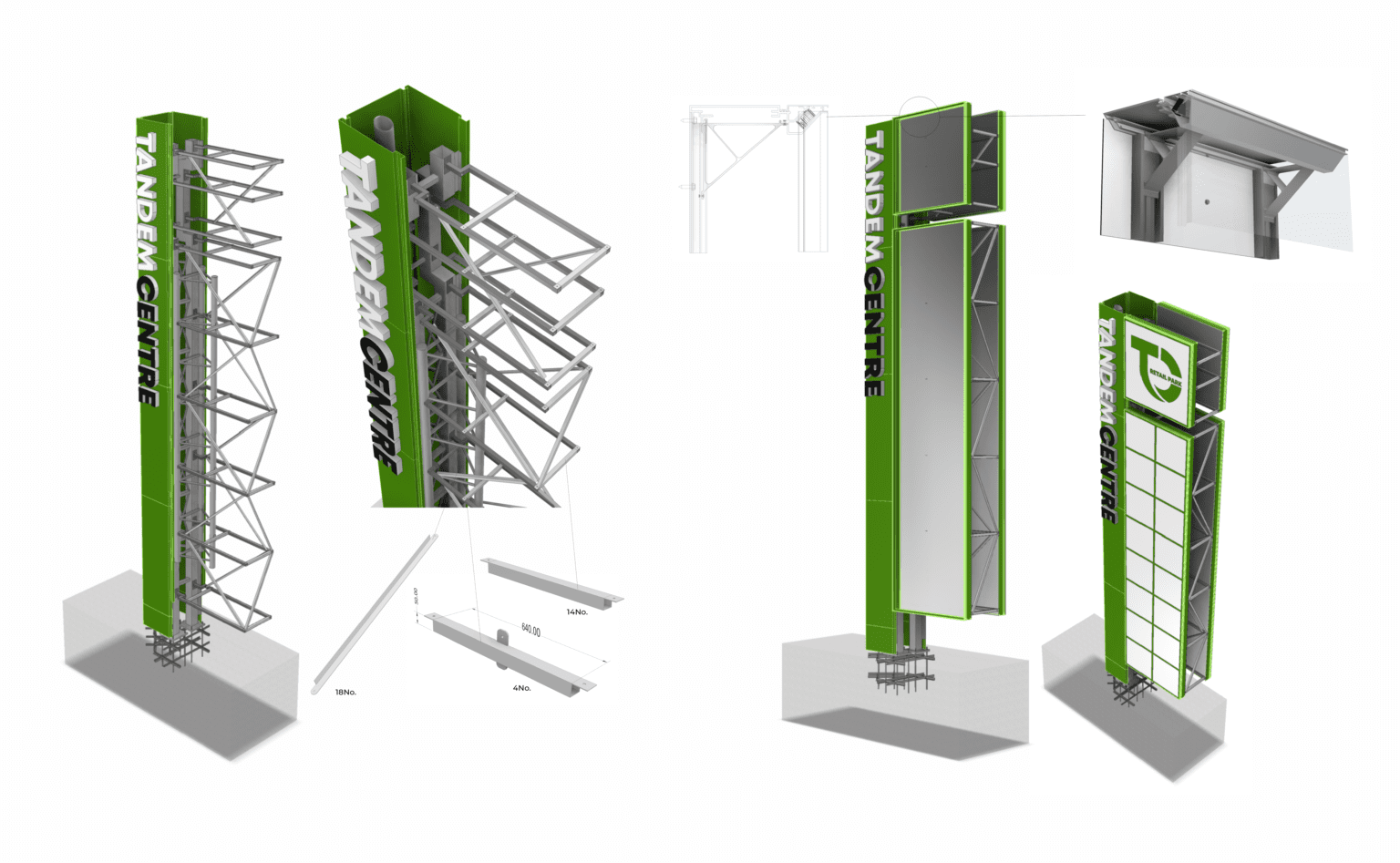 The Tandem Centre - Sapphire Signs
